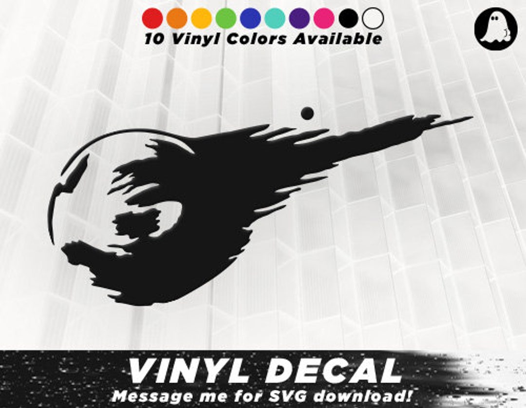 FF7 Meteor Car Decal Cloud Sephiroth Final Fantasy 7 Car - Etsy