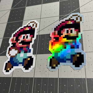 Super Mario Bros. Mario Waterproof Sticker Super Mario Brothers Decals ...