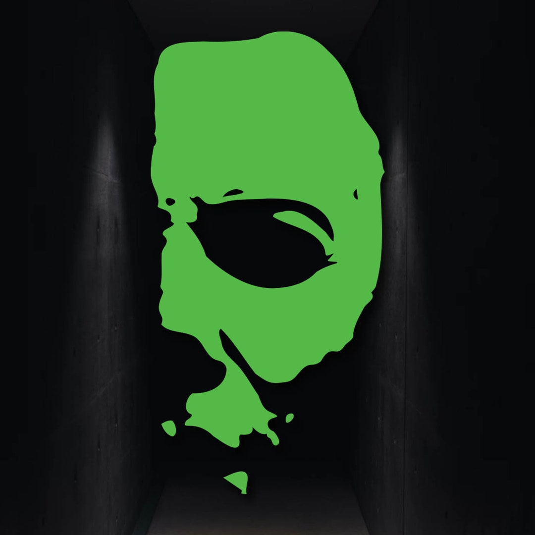 Michael Myers Mask Car Decal | Halloween Stickers for Car Window Decals ...