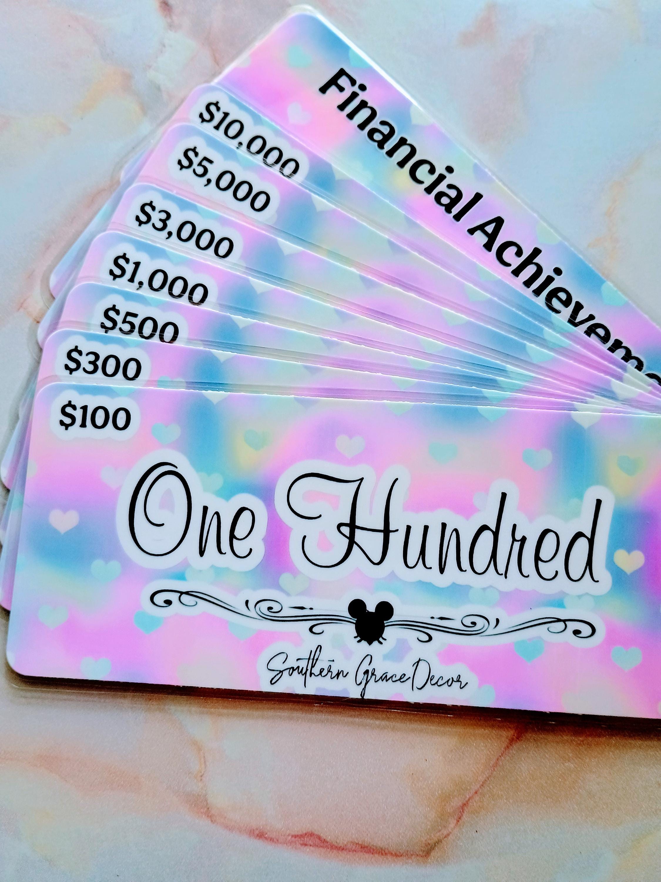 Laminated Savings Challenge Placeholders: Rainbow Budget Binder Tracker ...
