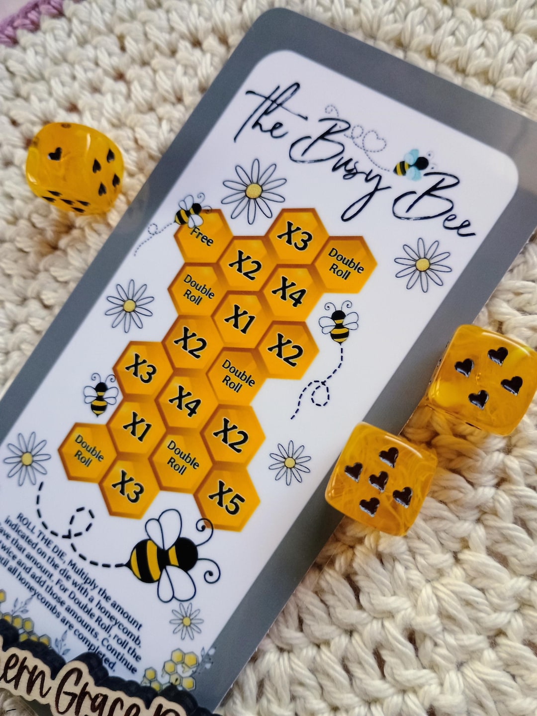 The Busy Bee | Savings Challenge | Dice | Budget Binder | Cash Stuffing ...