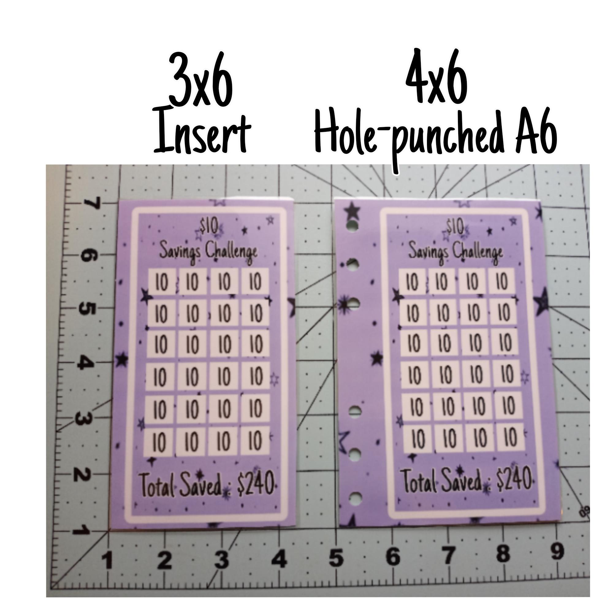 Shut the Box Savings Challenge Dice Budget Binder Cash Stuffing A6 ...