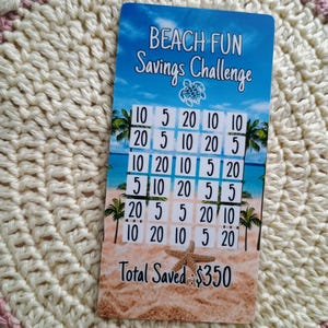 Beach Fun | Vacation | Savings Challenge | Budget Binder | Cash ...