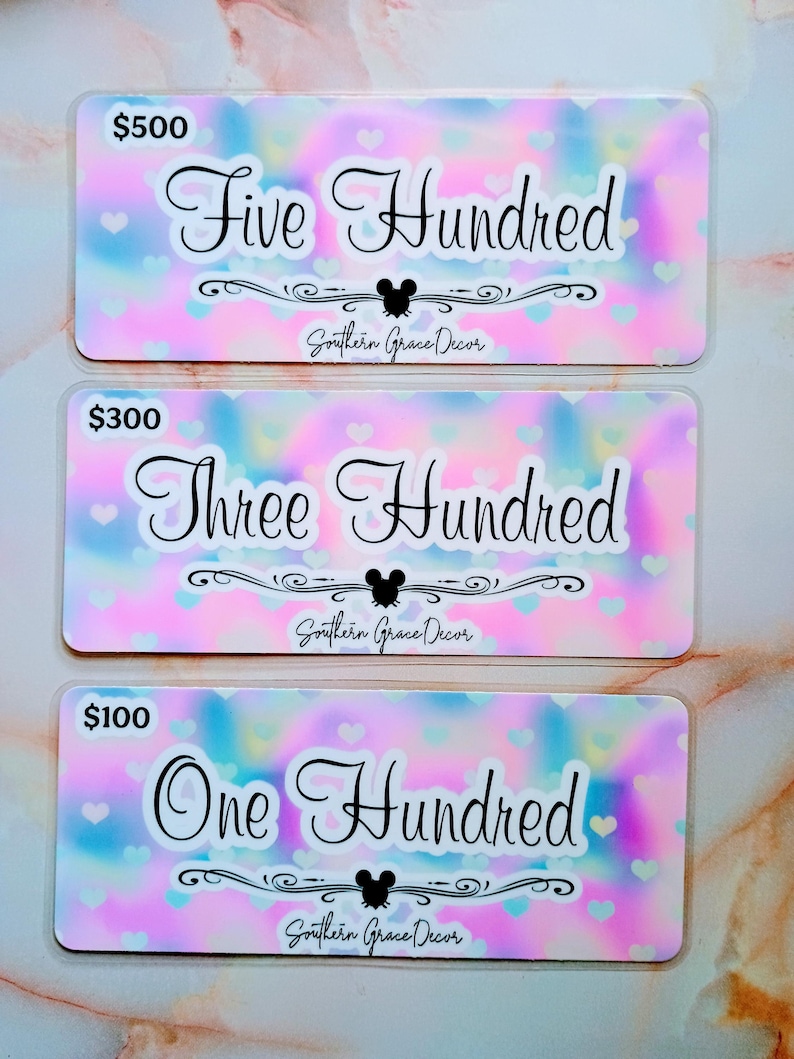 Laminated Savings Challenge Placeholders: Rainbow Budget Binder Tracker ...