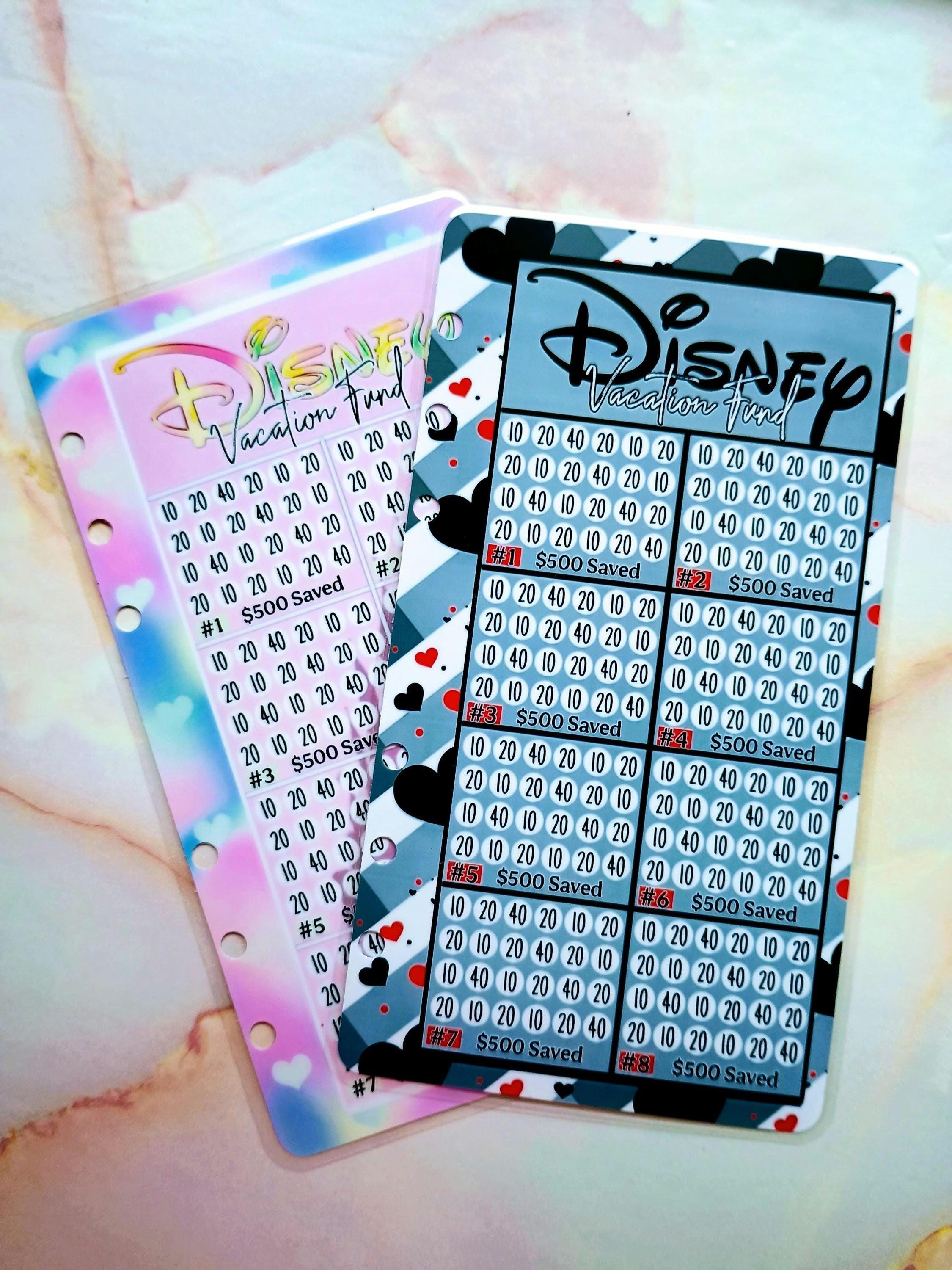 Disney Vacation Dashboard |savings Challenge | Budget Binder | A6 ...