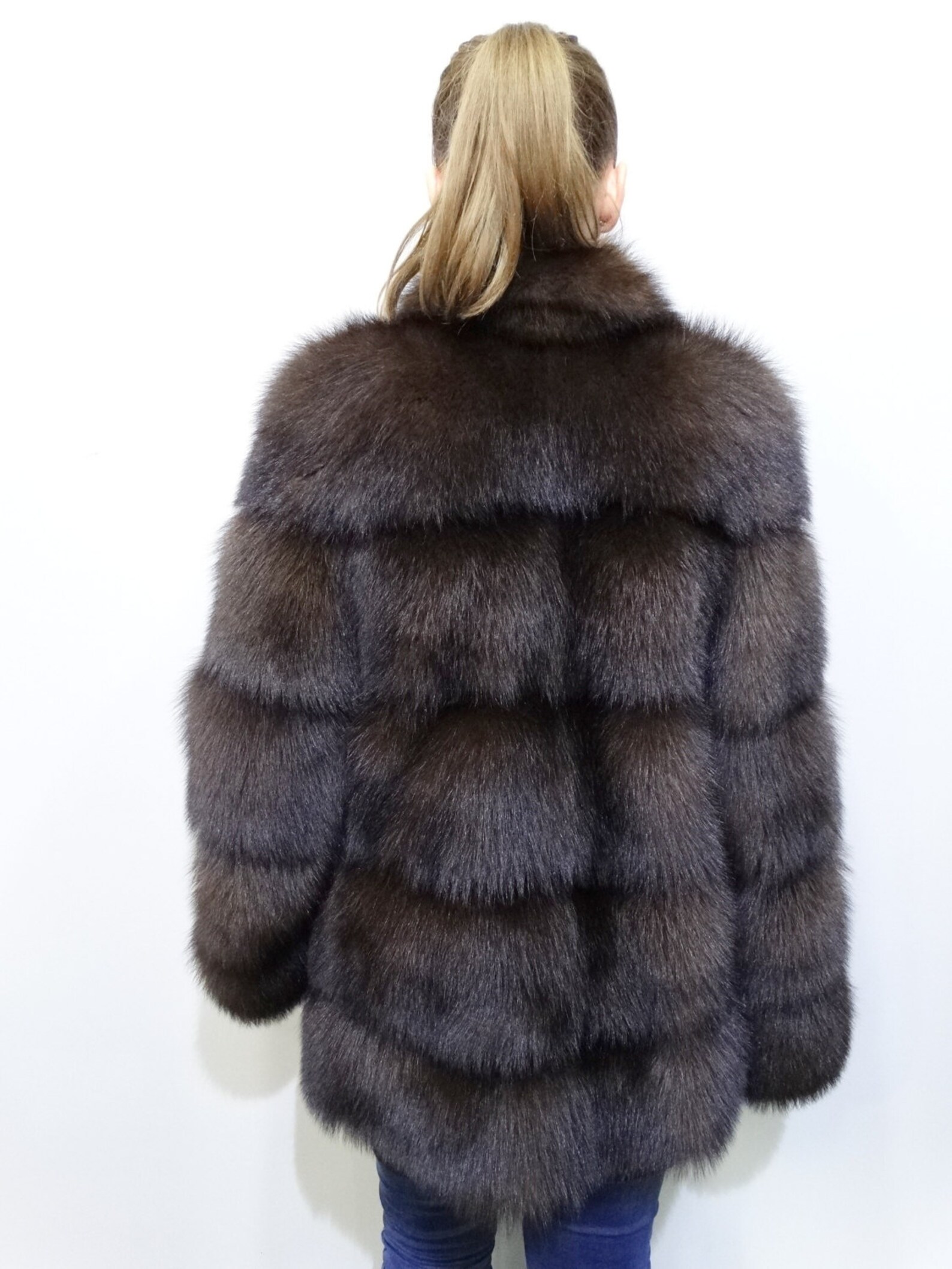 Luxury giftReal Fur Fisher CoatFisher Jacket Fisher | Etsy