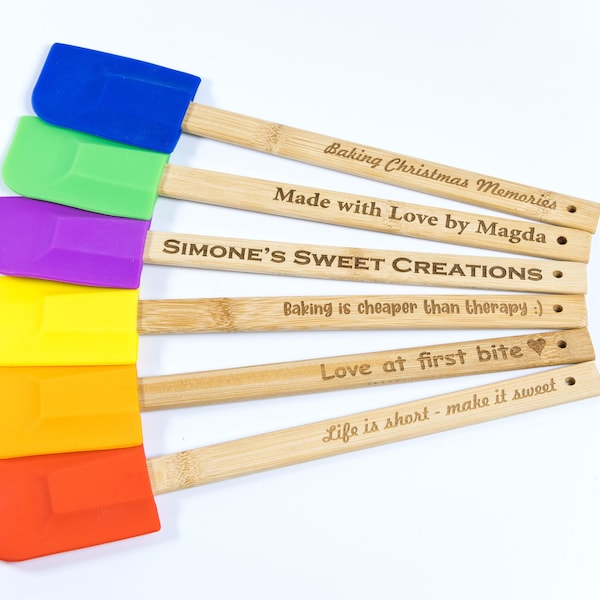 Bamboo Spatula - Etsy