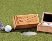 Personalized Golf Ball Gift Box to Golf That's - Etsy