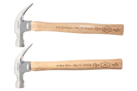 Personalized Laser Engraved Hammer Wedding Gift for | Etsy