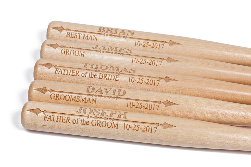 Engraved Junior Baseball Bat, Personalized Mini Coach Baseball Bat ...