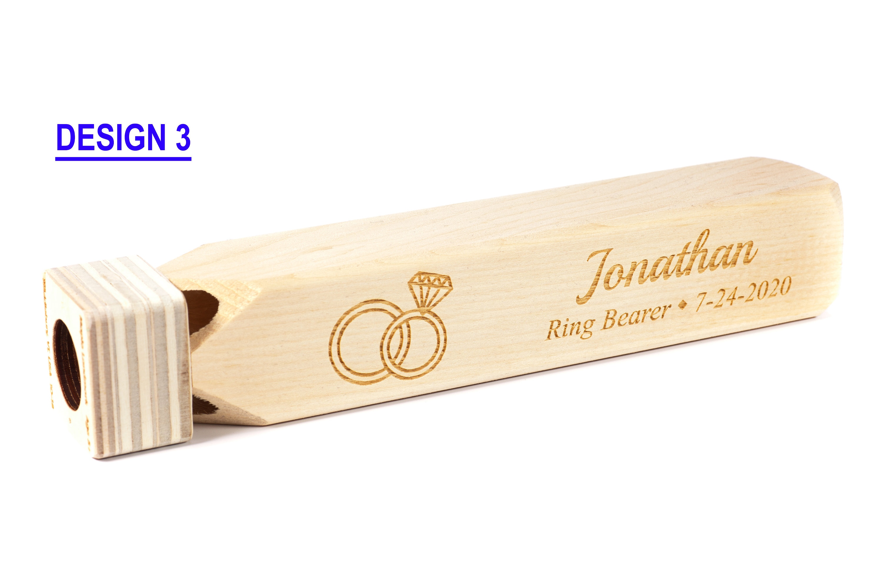 Train Whistle, Personalized & Made in USA, Gift for Ring Bearer, Train ...