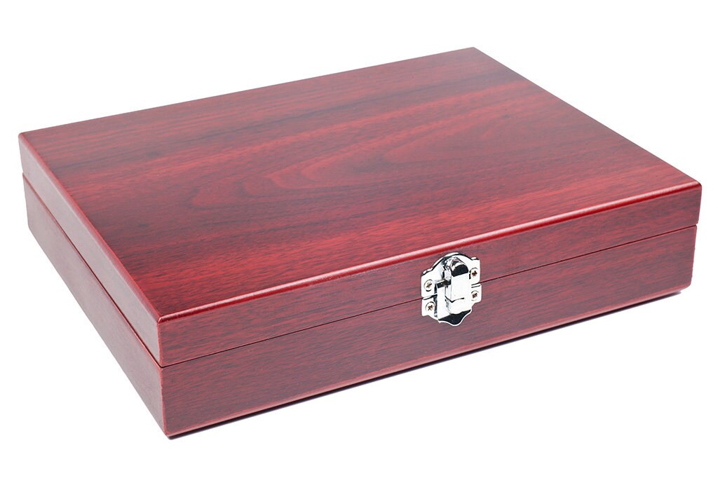 Rosewood Box Flask Gift Set Personalized Custom Engraved | Etsy