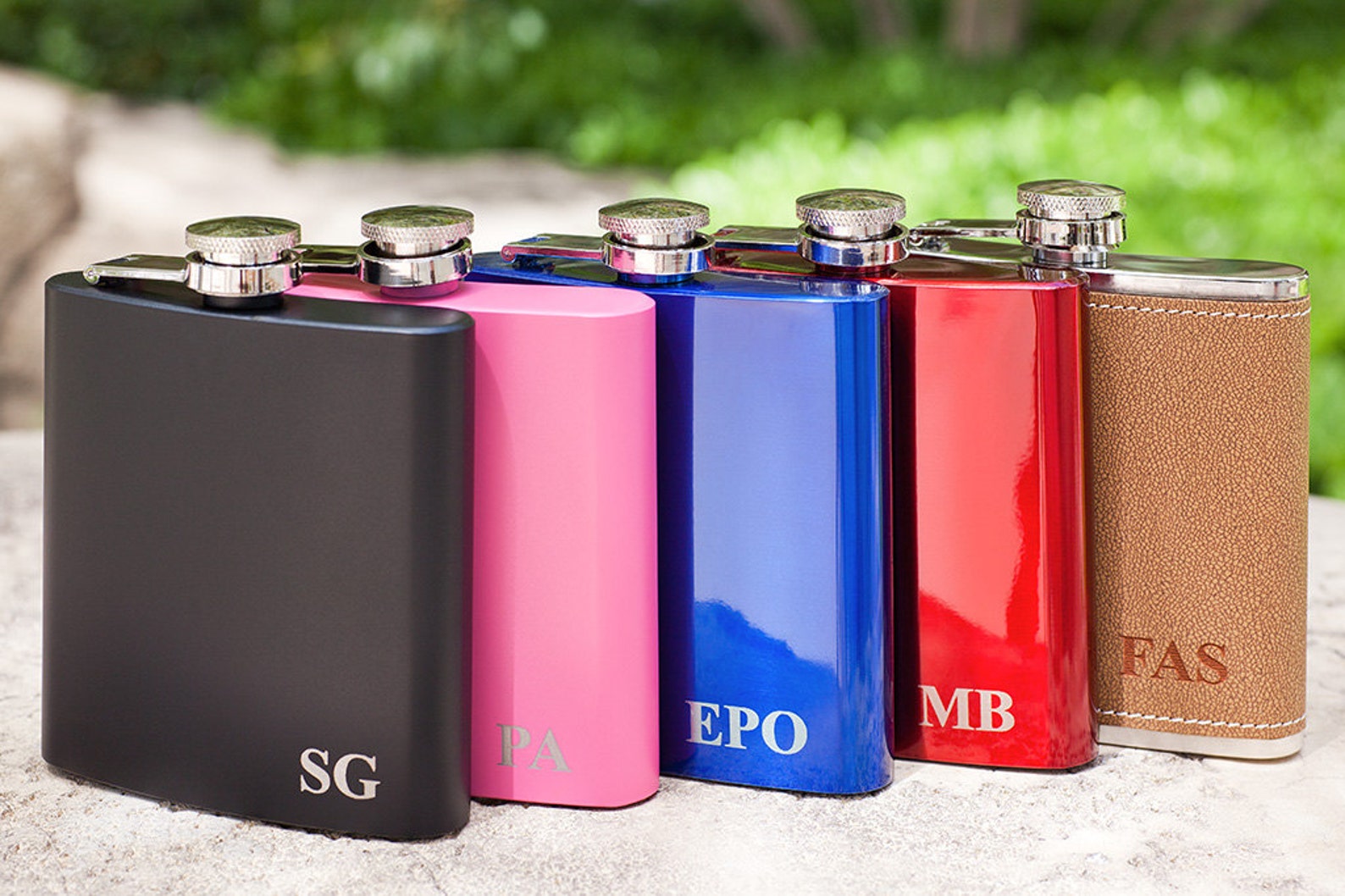 Personalized "initial" Flask, Custom Engraved Hip Flask, Gift for ...