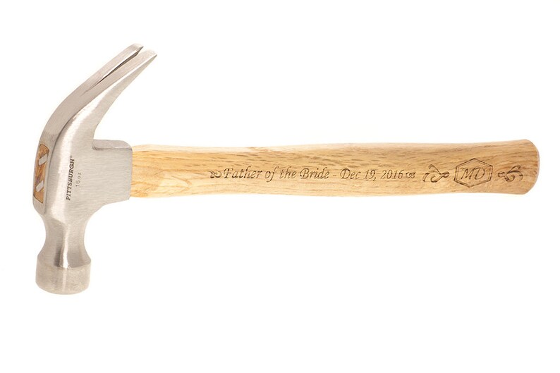Personalized Laser Engraved Hammer Wedding Gift for | Etsy
