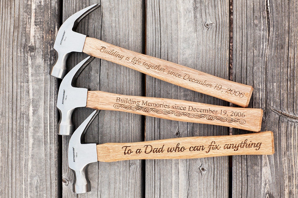 Valentines Gift! Personalized Laser Engraved Hammer, Gift for Men ...