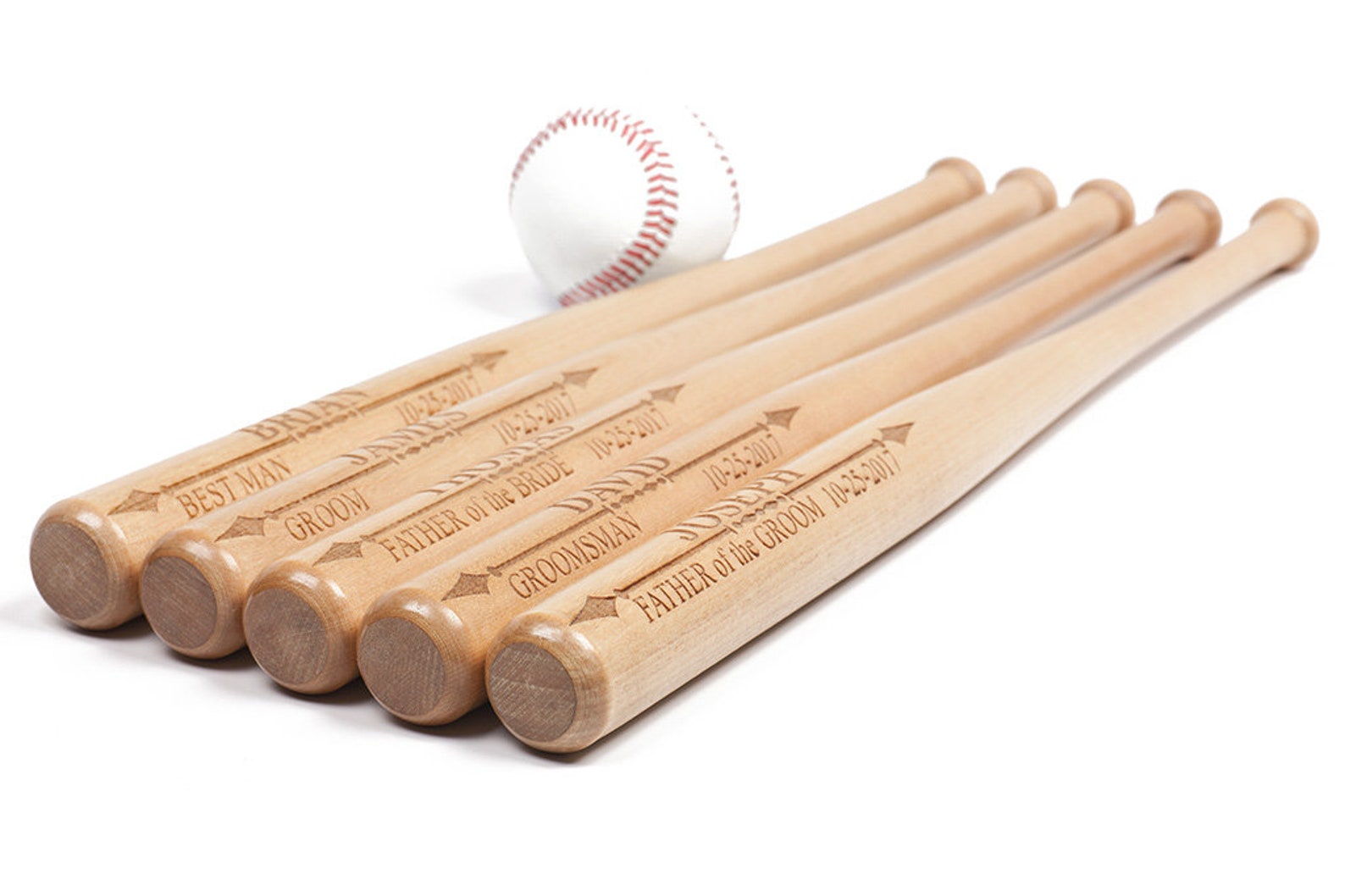 Personalized Mini Baseball Bat Laser Engraved Wood Wedding - Etsy