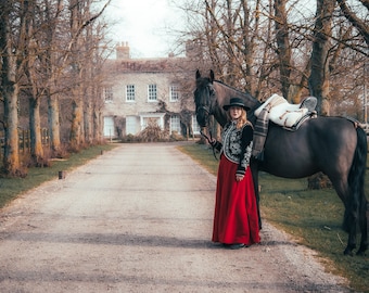 Wool Western Riding Skirt - Etsy