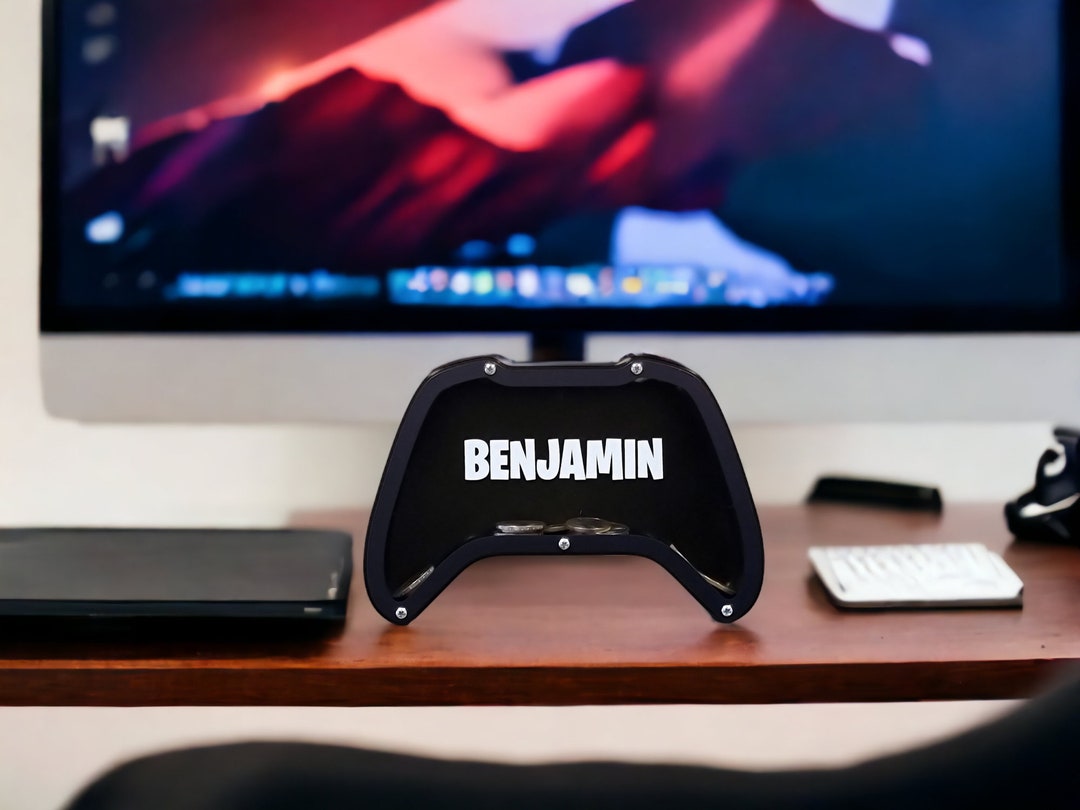 3D Printed Piggy Bank Gaming Controller, Personalized Gaming Fund Money ...