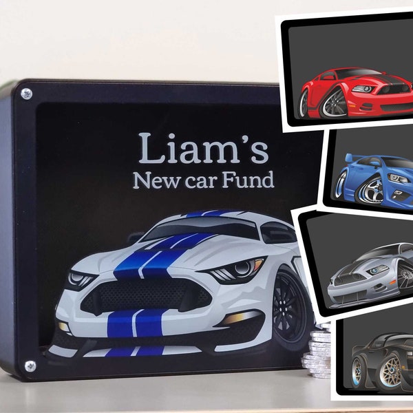 Car Piggy Bank - Etsy