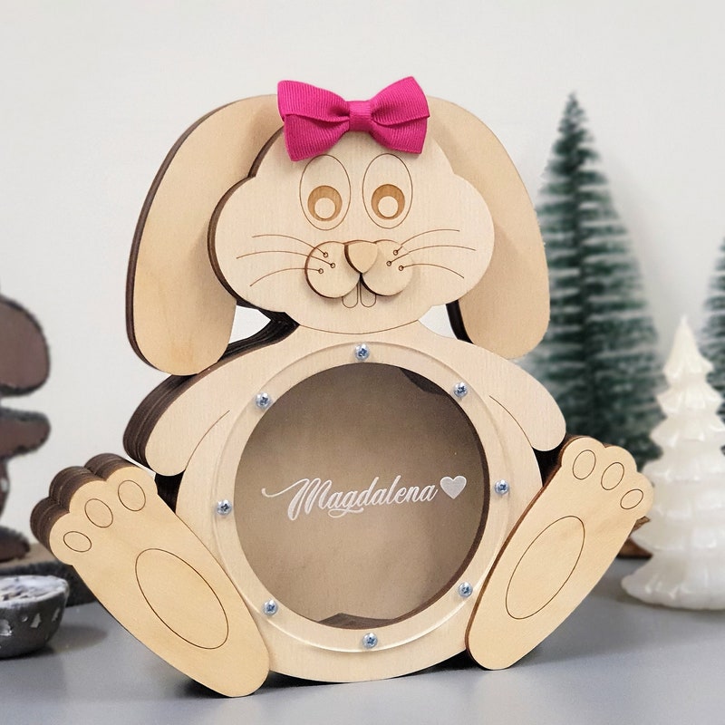 Bunny Piggy Bank - Etsy