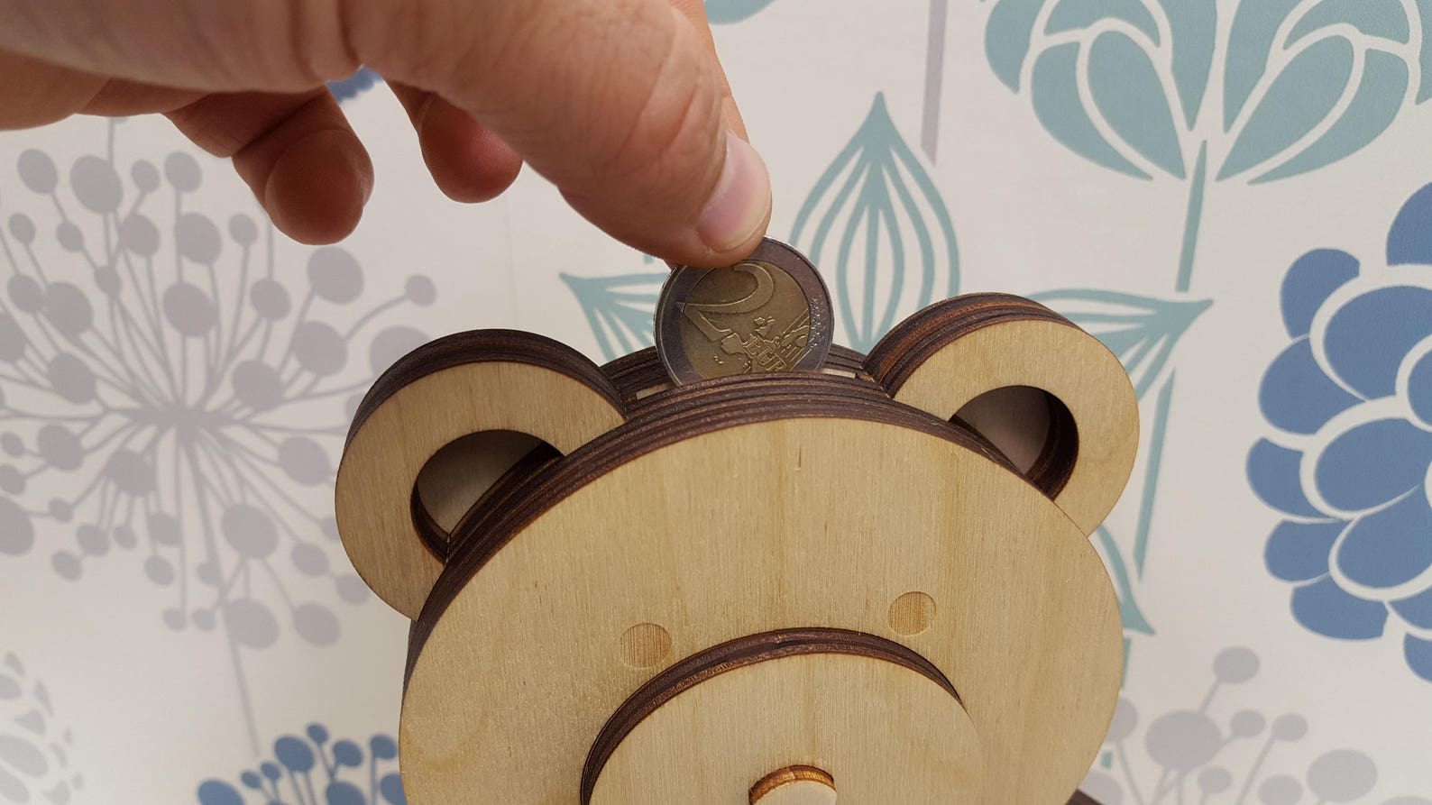 Baptism Gift Wooden Piggy Bank for Kids Baby Gift Idea - Etsy