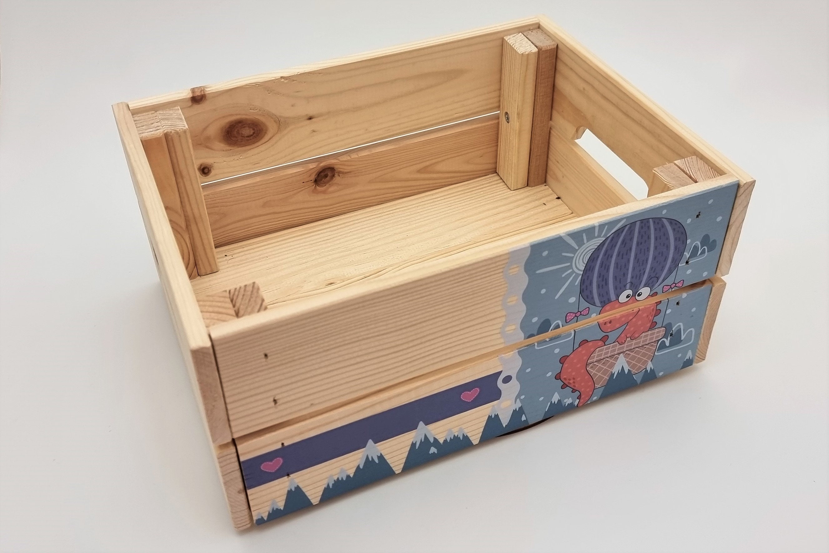 Book Storage Box Personalized Kids Book Storage Crate - Etsy