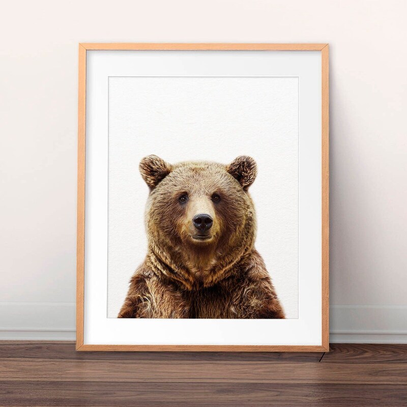 Bear Print - Etsy