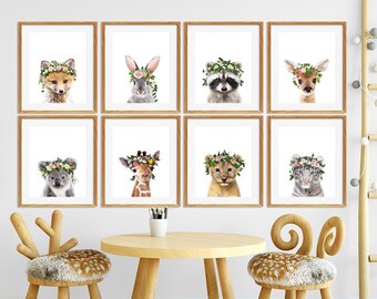 Room decor animals | Etsy