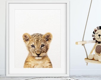Lion nursery decor | Etsy