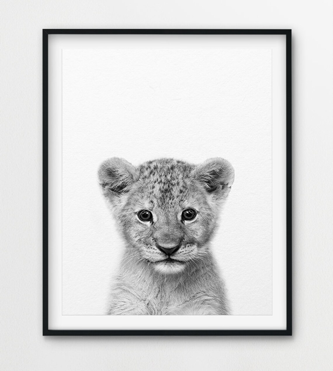 Baby Lion Print Safari Nursery Decor Baby Animals Safari - Etsy