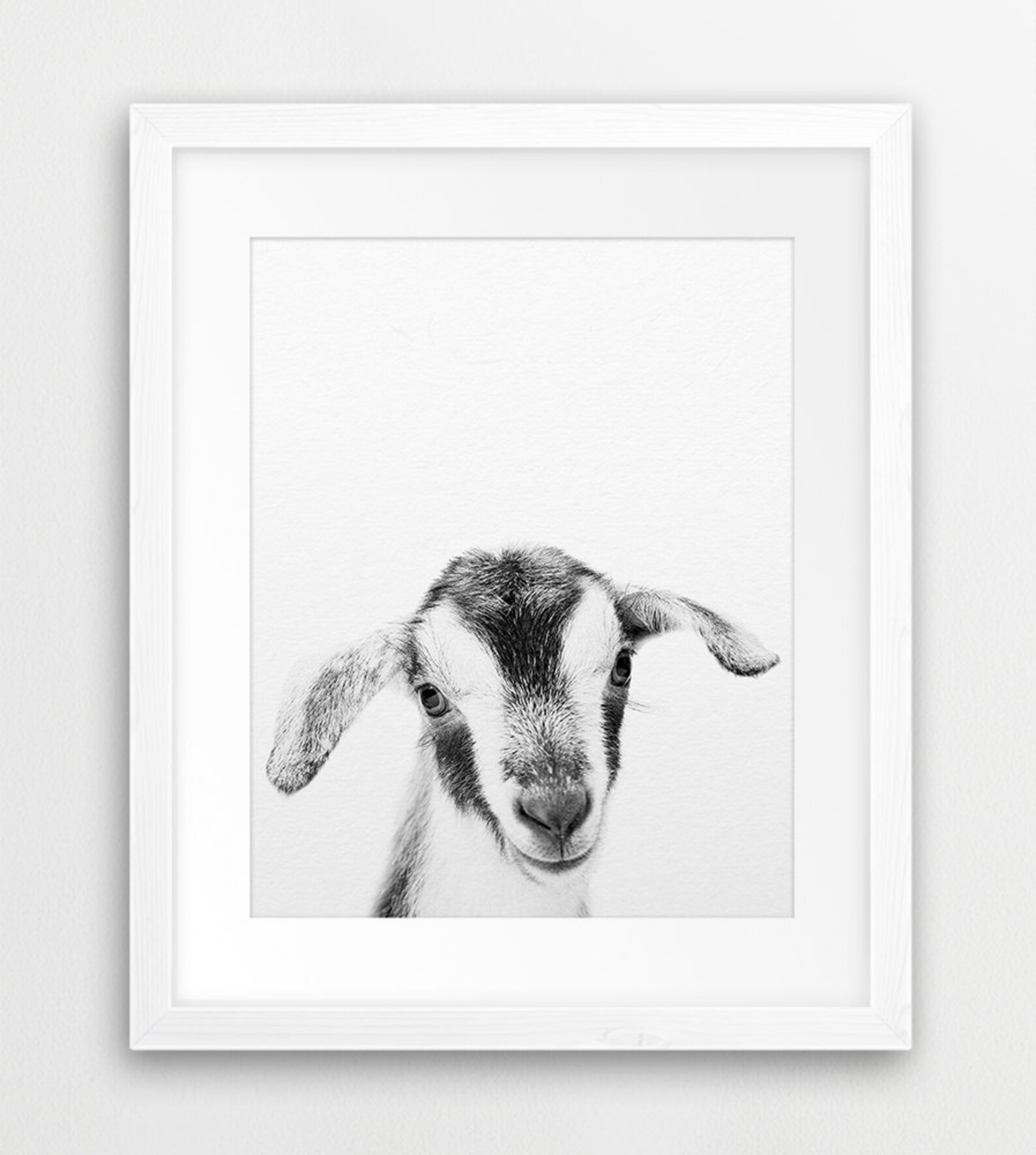 Goat Print, Nursery Wall Art, Farm Animals Print, Little Goat Print ...