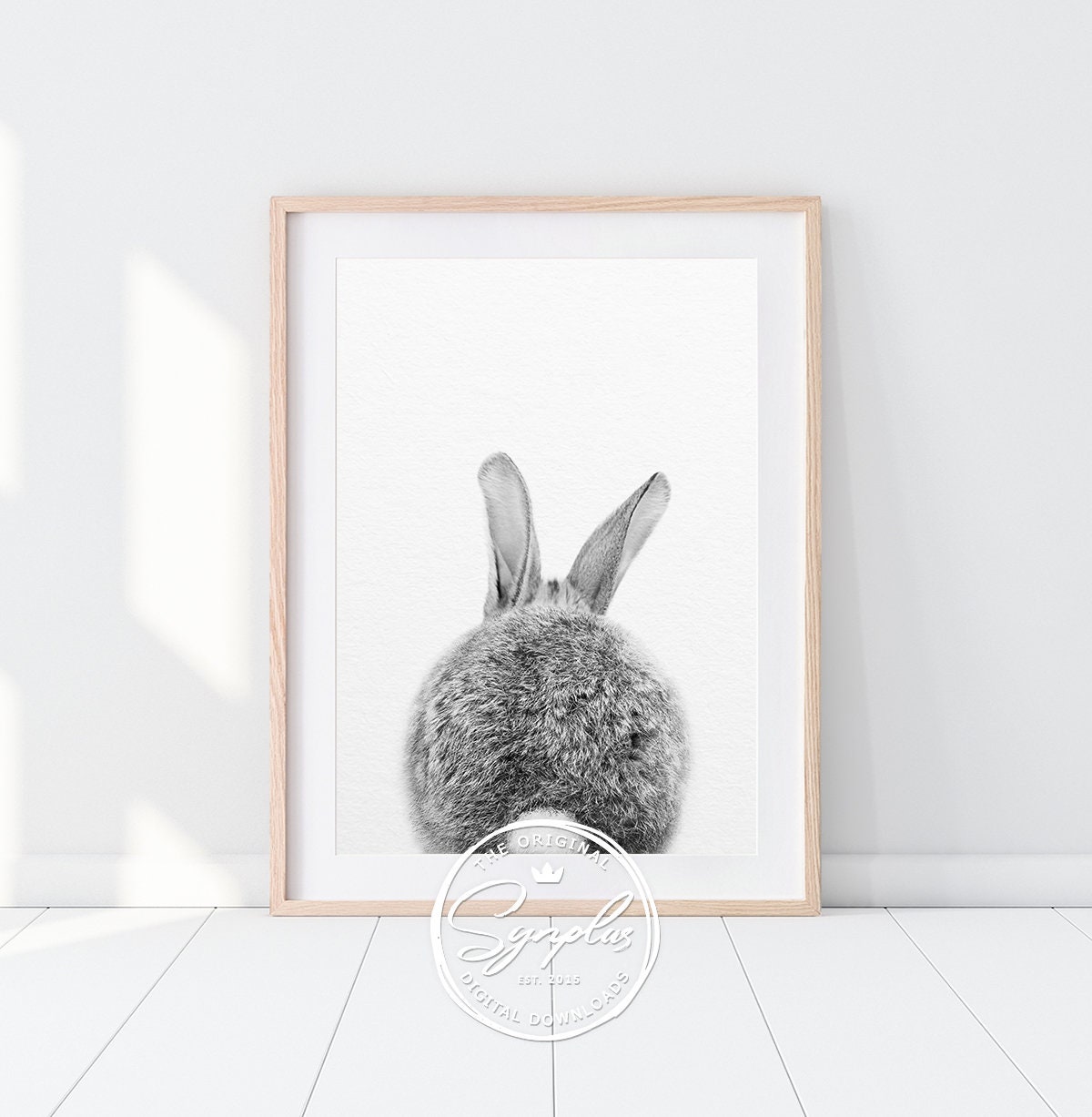 Bunny Rabbit Print, Set of 3 Bunny Prints, Nursery Decor, Bunny Butt ...