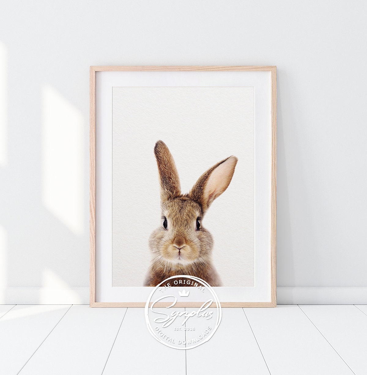 Bunny Butt, Rabbit Print, Set of 2, Baby Animal Prints, Bunny Tail ...