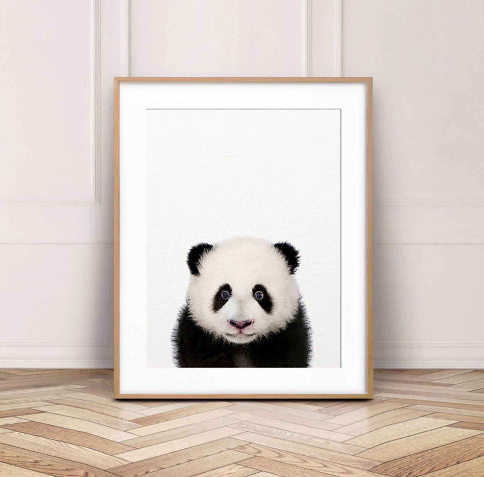 Baby Panda Bear Print, Nursery Wall Art, Baby Animals, Cute Panda Art ...