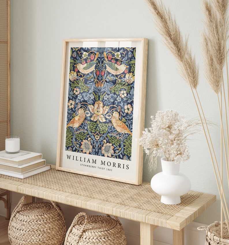 William Morris Prints Gallery Wall Set 6 Vintage Museum - Etsy