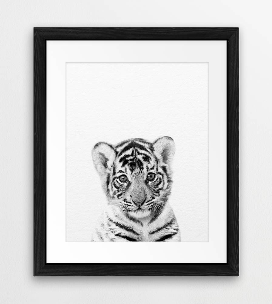 Tiger Cub Print Baby Tiger Art Forest Jungle Animals Baby | Etsy