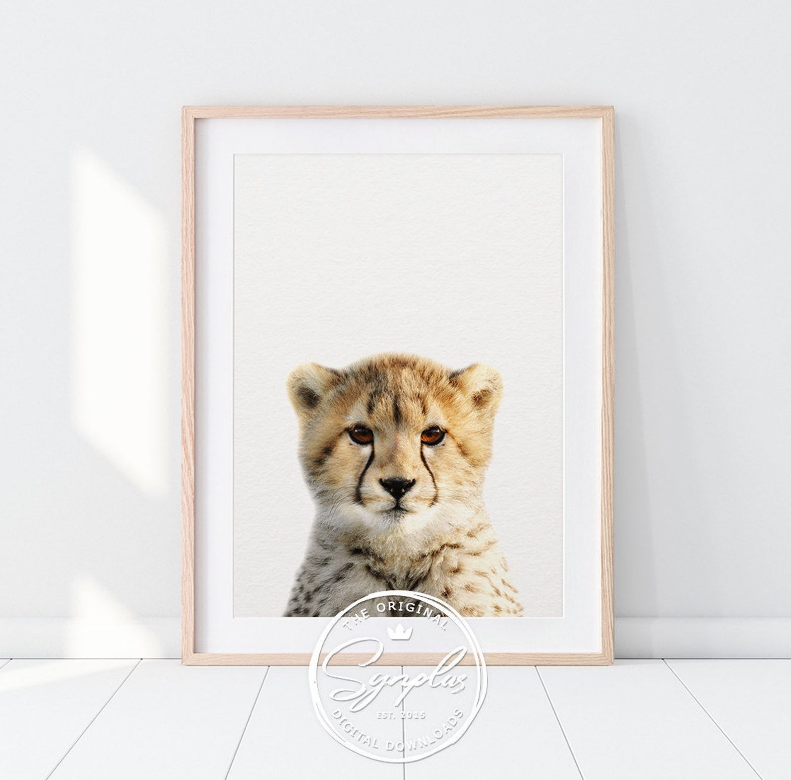 Cheetah Print Nursery Wall Art Cheetah Cub Photo Safari - Etsy