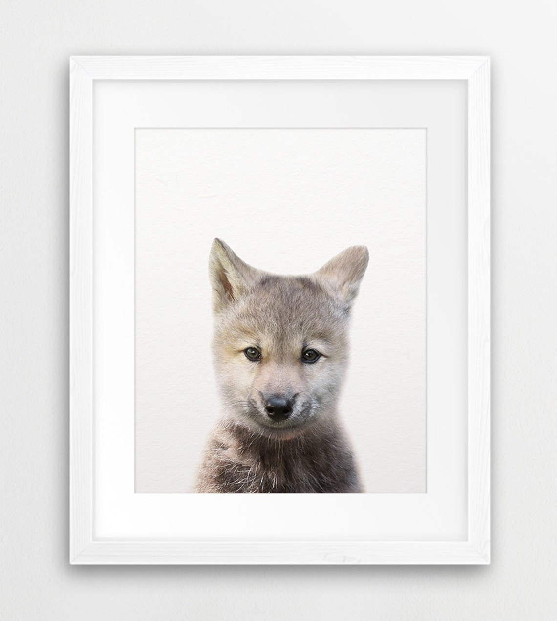 Wolf Print Wolf Cub Wall Art Pup Wolf Photo Nursery Decor - Etsy Canada