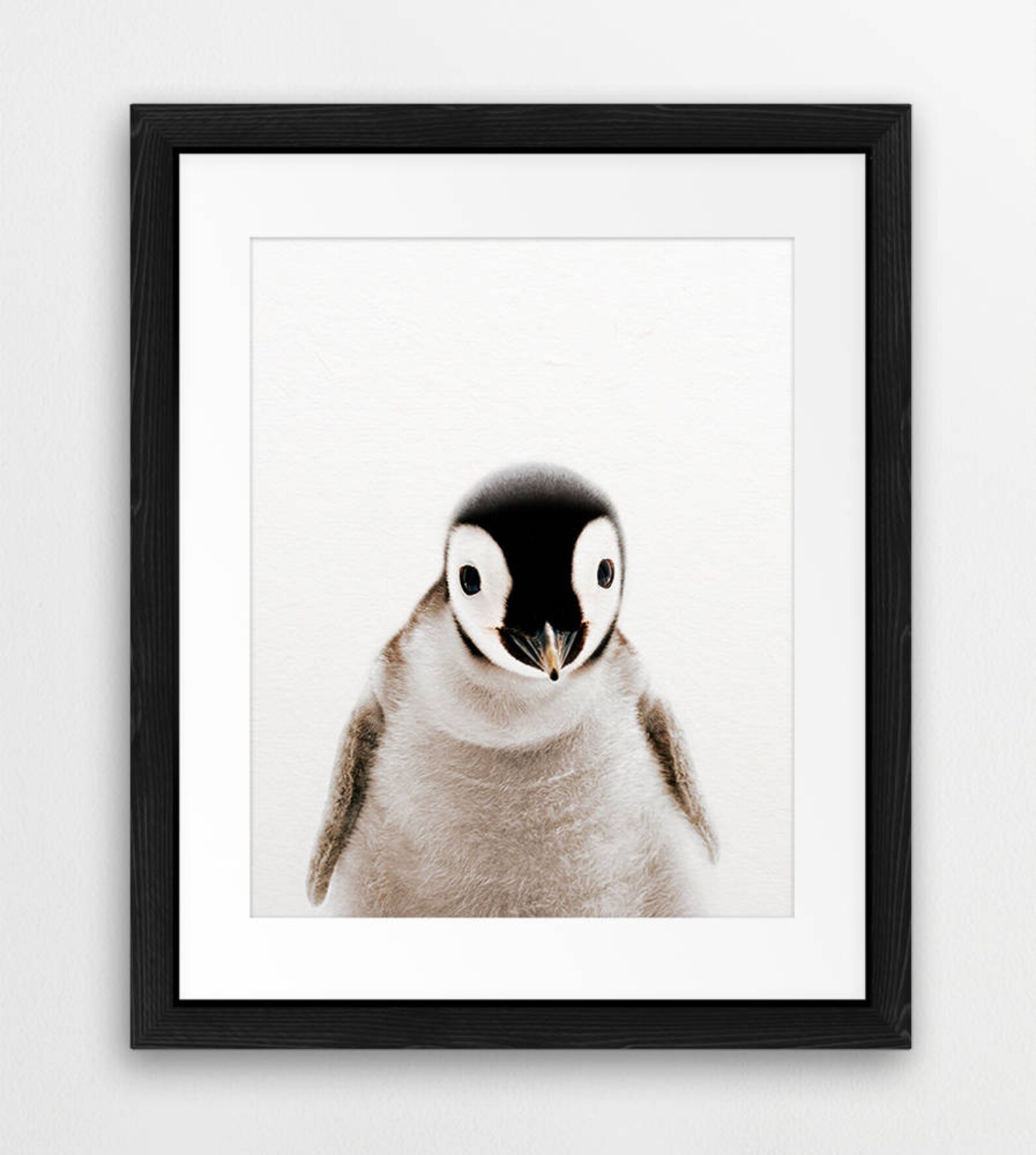 Penguin Print, Baby Penguin Art, Antarctica Animal, Cute Baby Animals ...