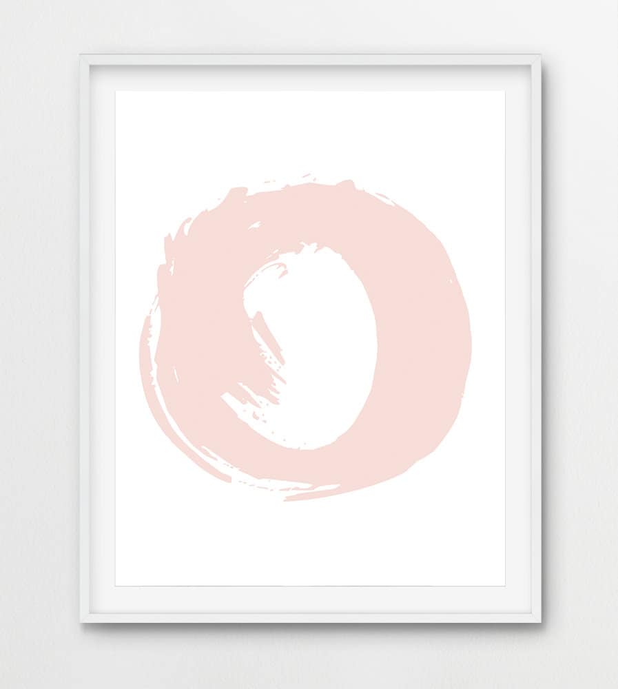 X and O Prints Blush Pink Decor X O Print Set Nursery Wall - Etsy