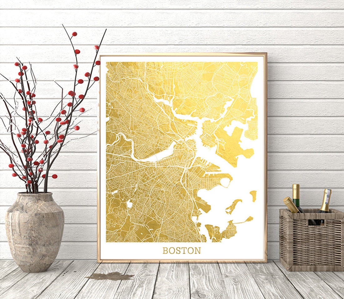 Printable Street Map Of Boston