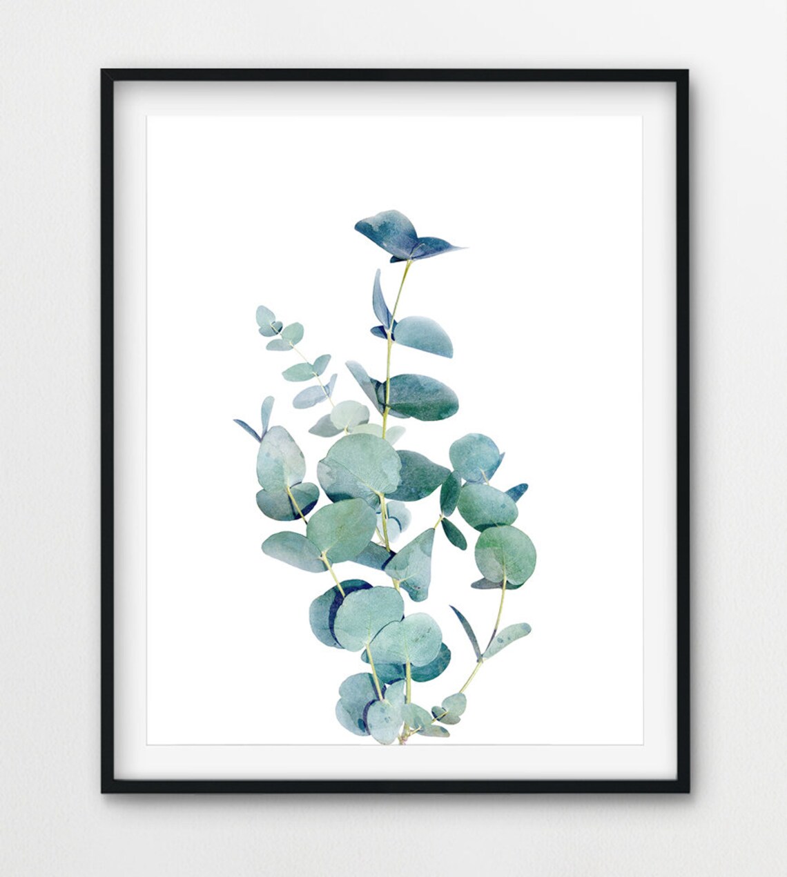 Eucalyptus Leaf Print Botanical Plant Poster Eucalyptus Wall - Etsy