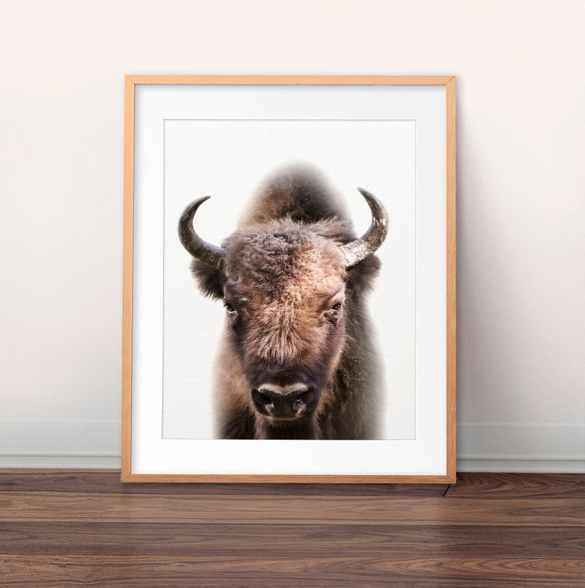 Buffalo Print, Bison Wall Art, American Bison Print, Nursery Animal ...