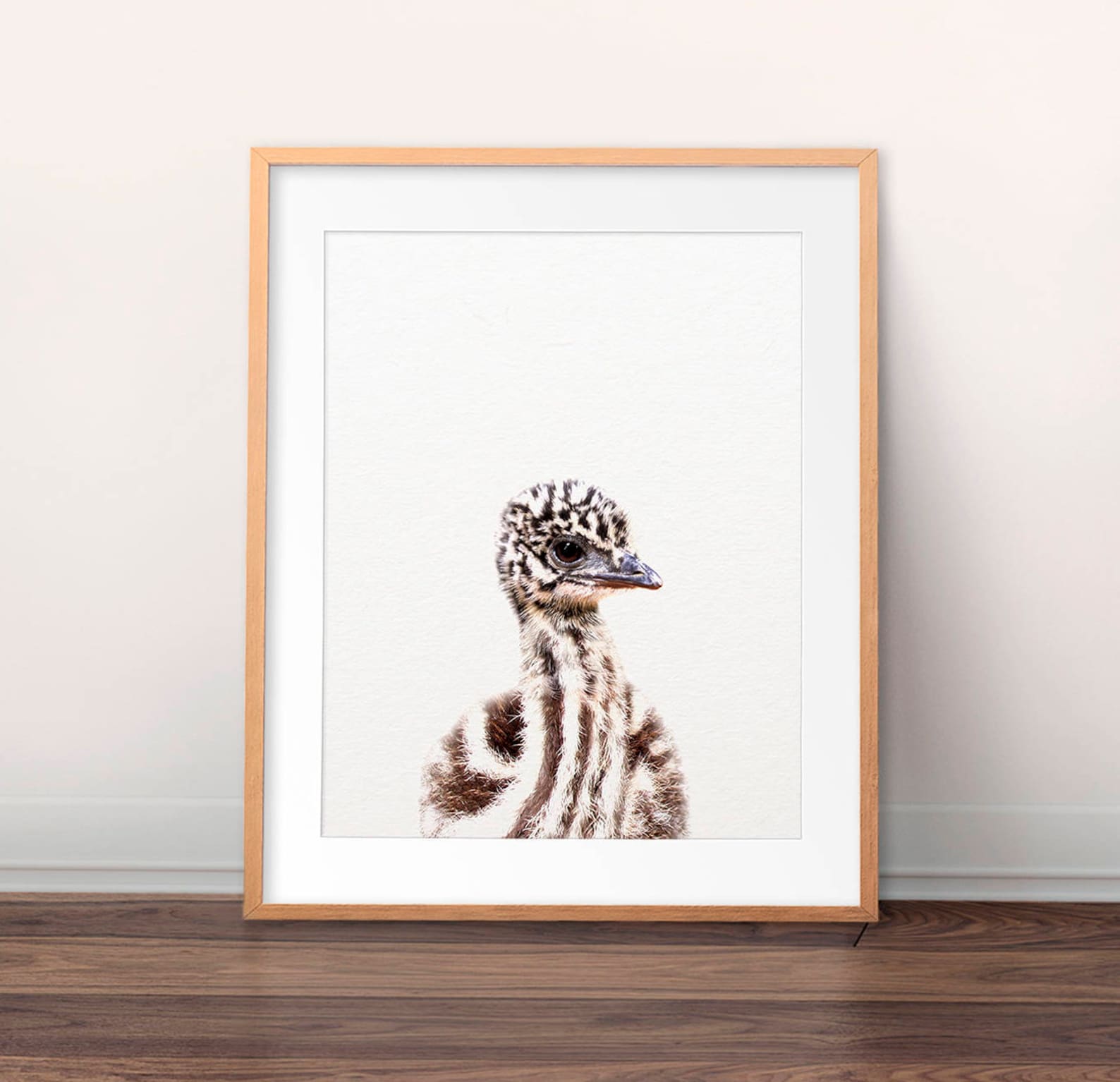 Emu Print Baby Animal Prints Australian Animals Emu Chick | Etsy