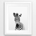 Safari Nursery Decor Baby Animals Set of 4 Zebra Giraffe - Etsy