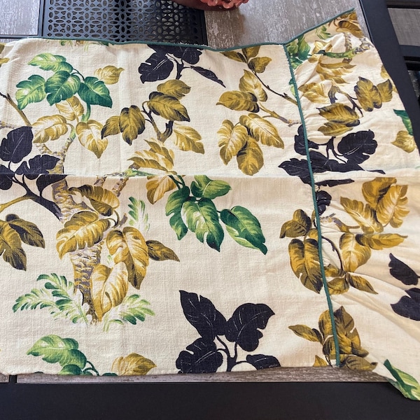 Mid Century Vintage Bark Cloth Fabric - Etsy