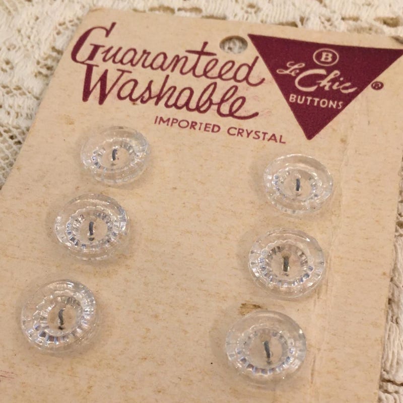 Crystal Buttons - Etsy