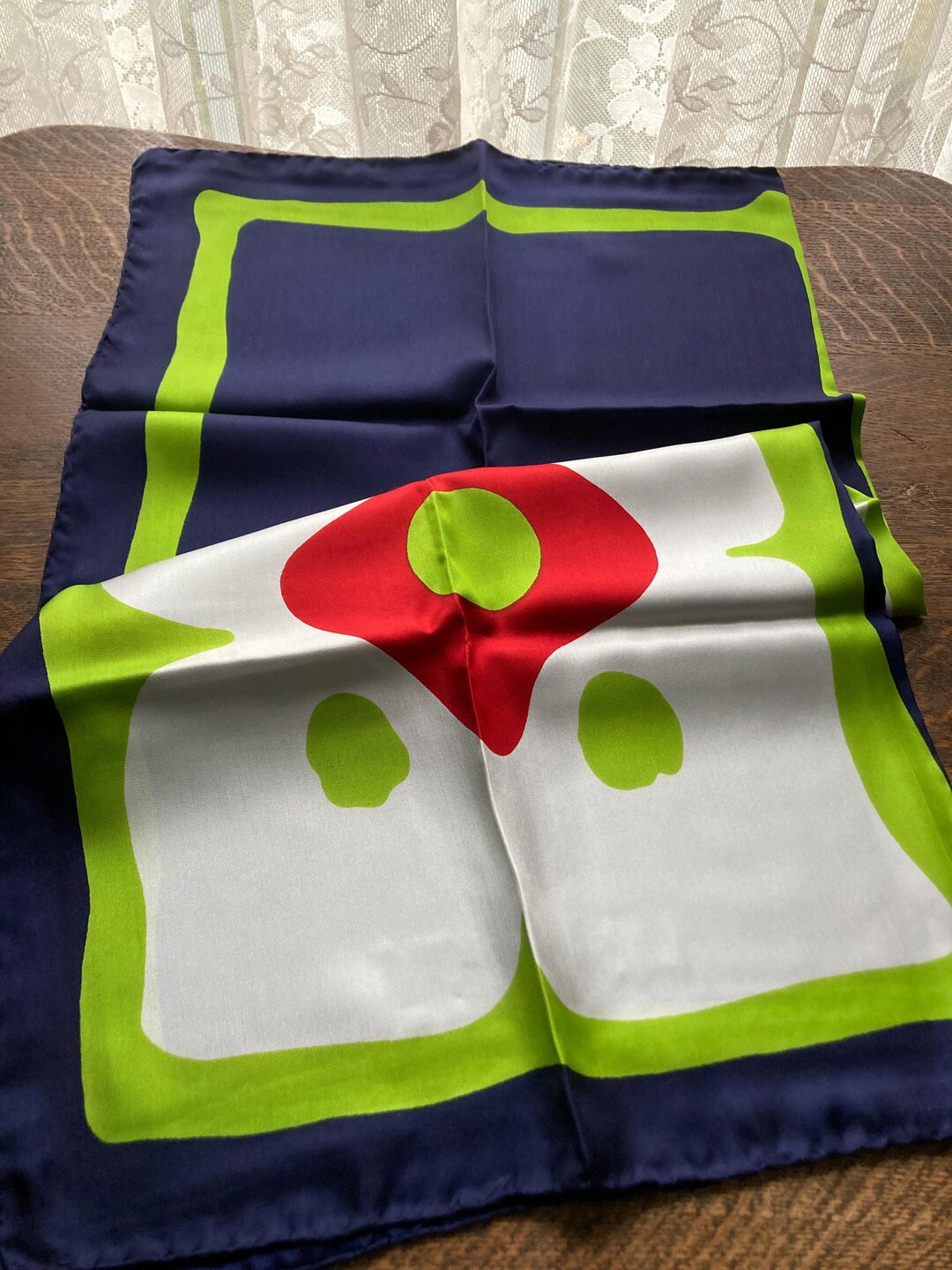 All Silk Scarf by Symphony Scarfs ~ Made in Italy ~ Gorgeous Vintage ...