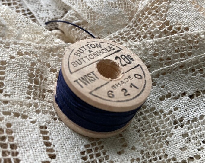 Antique Pure Silk Thread on Wooden Spool~early Vintage~belding ...