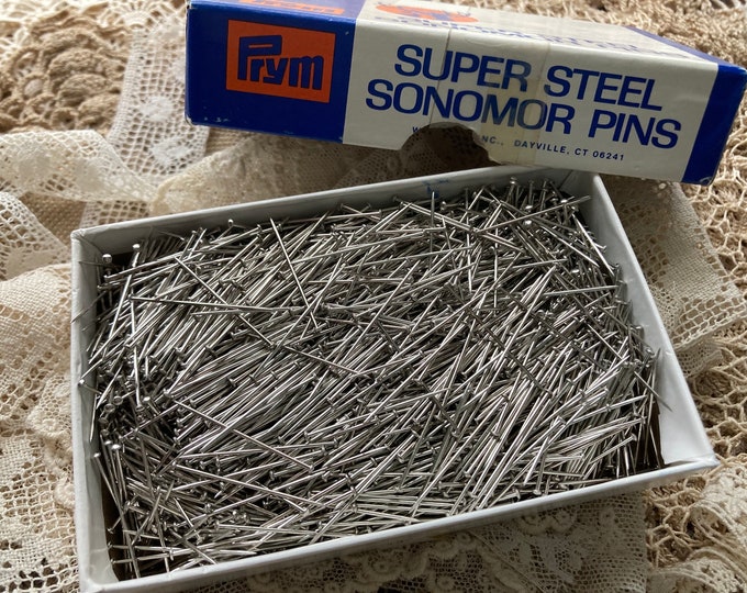 Vintage Box of Prym Dressmaker Straight Pins~high Quality~super Steel ...